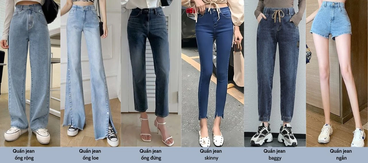 KhÁm PhÁ Các Loại Quần Jean Nữ Đẹp Không Thể Thiếu Trong Tủ Đồ Của Bạn